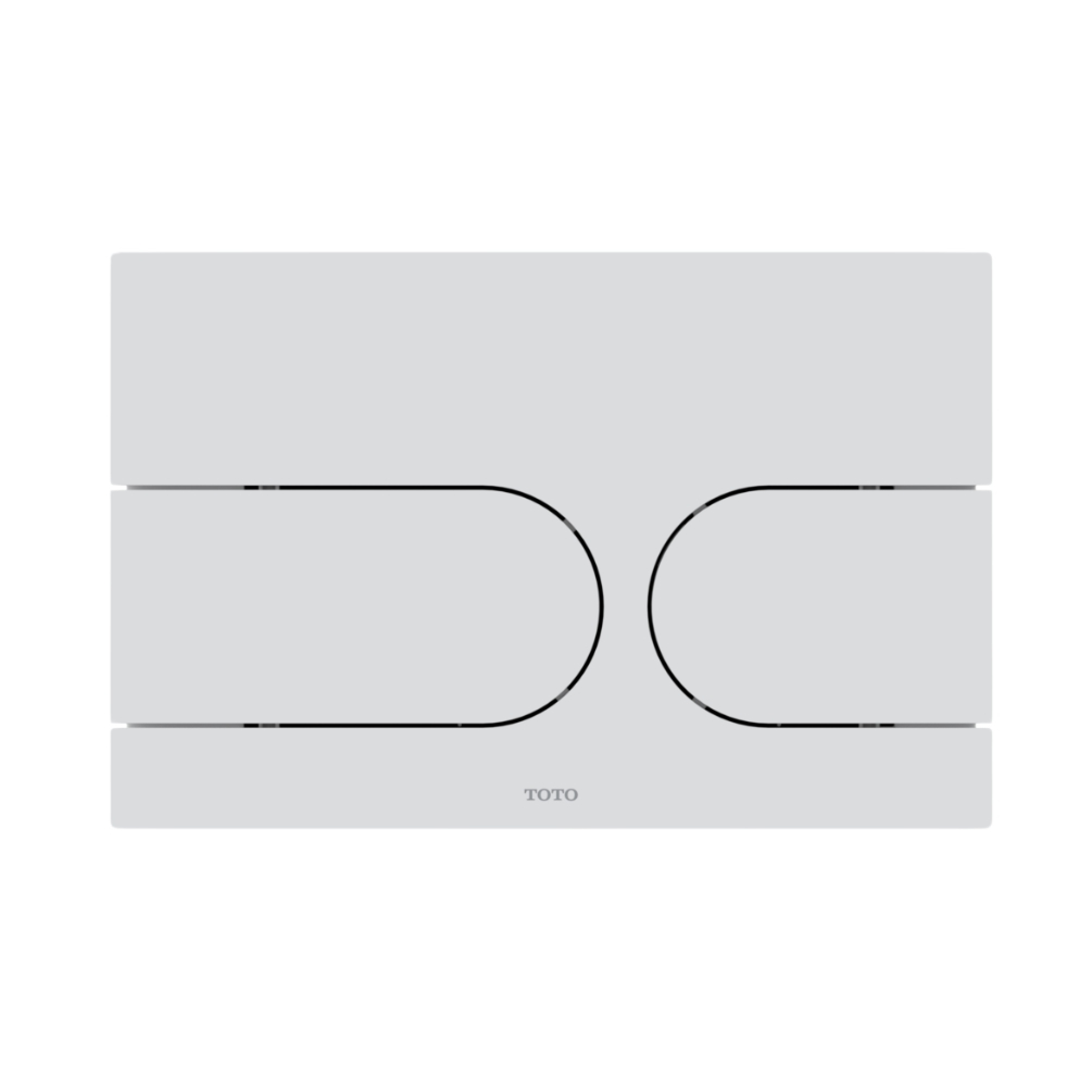 TOTO Matt White Auto Flush Push Plate | Sanctuary Bathrooms